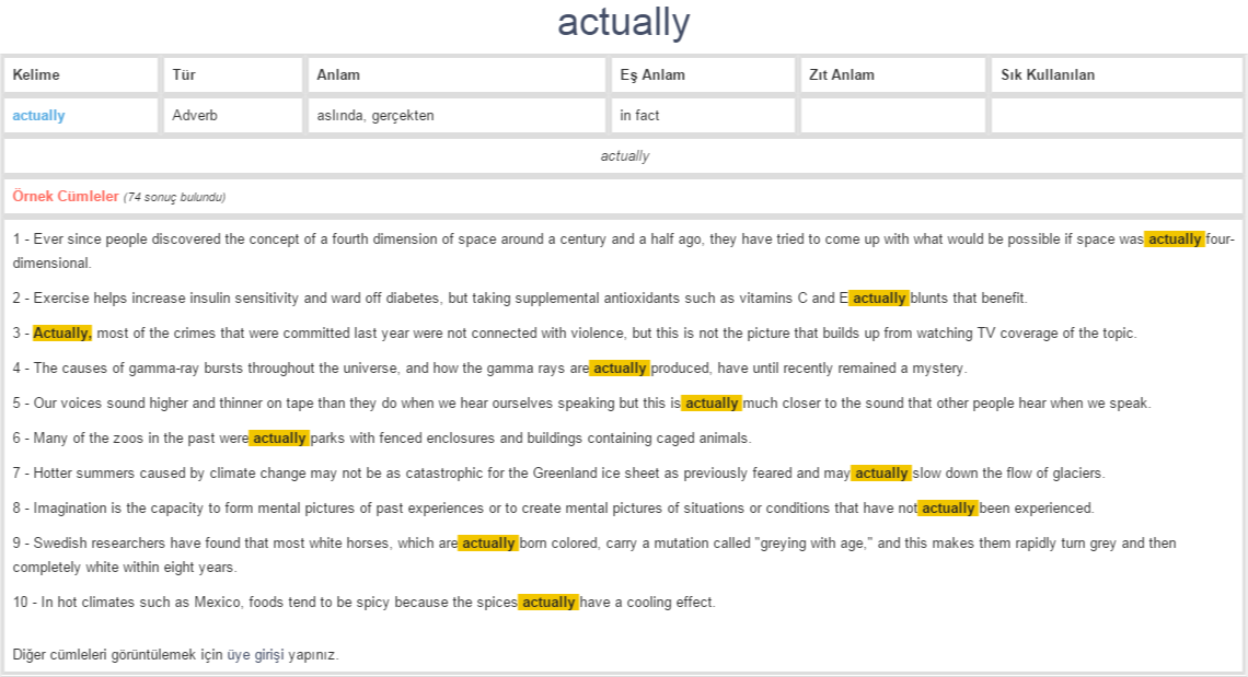 actually ne demek, anlamı nedir | YDS - YÖKDİL İNGİLİZCE-TÜRKÇE ...
